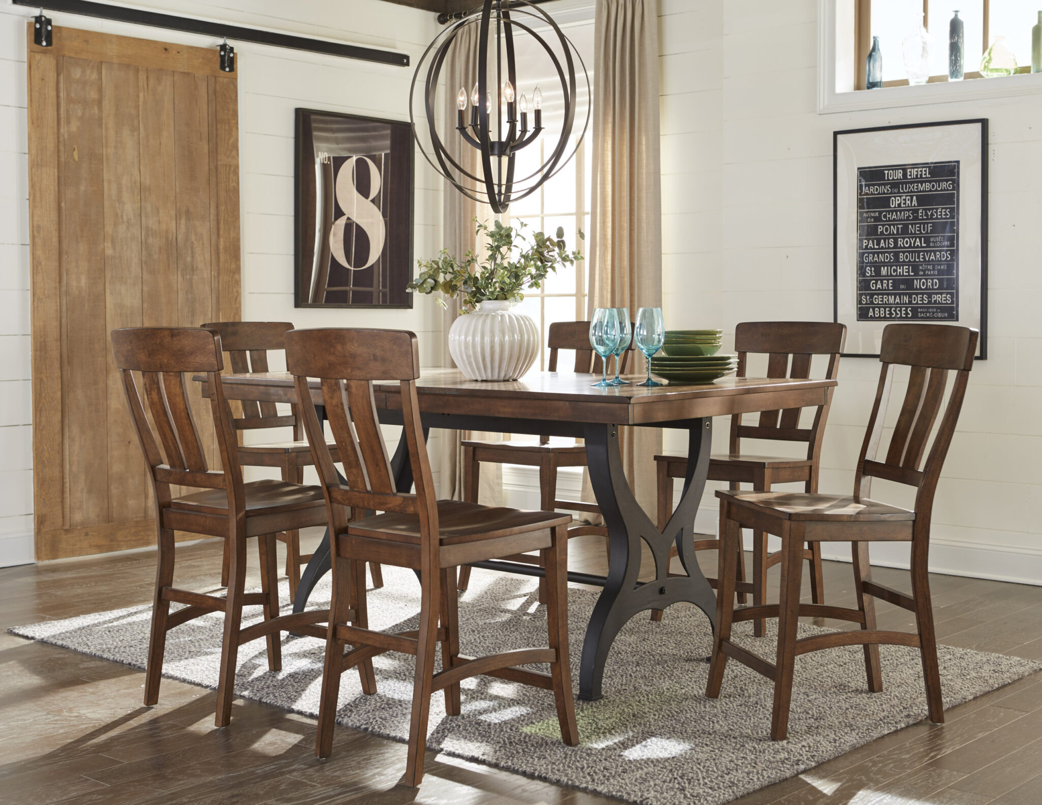 District Counter Table - intercon-furniture